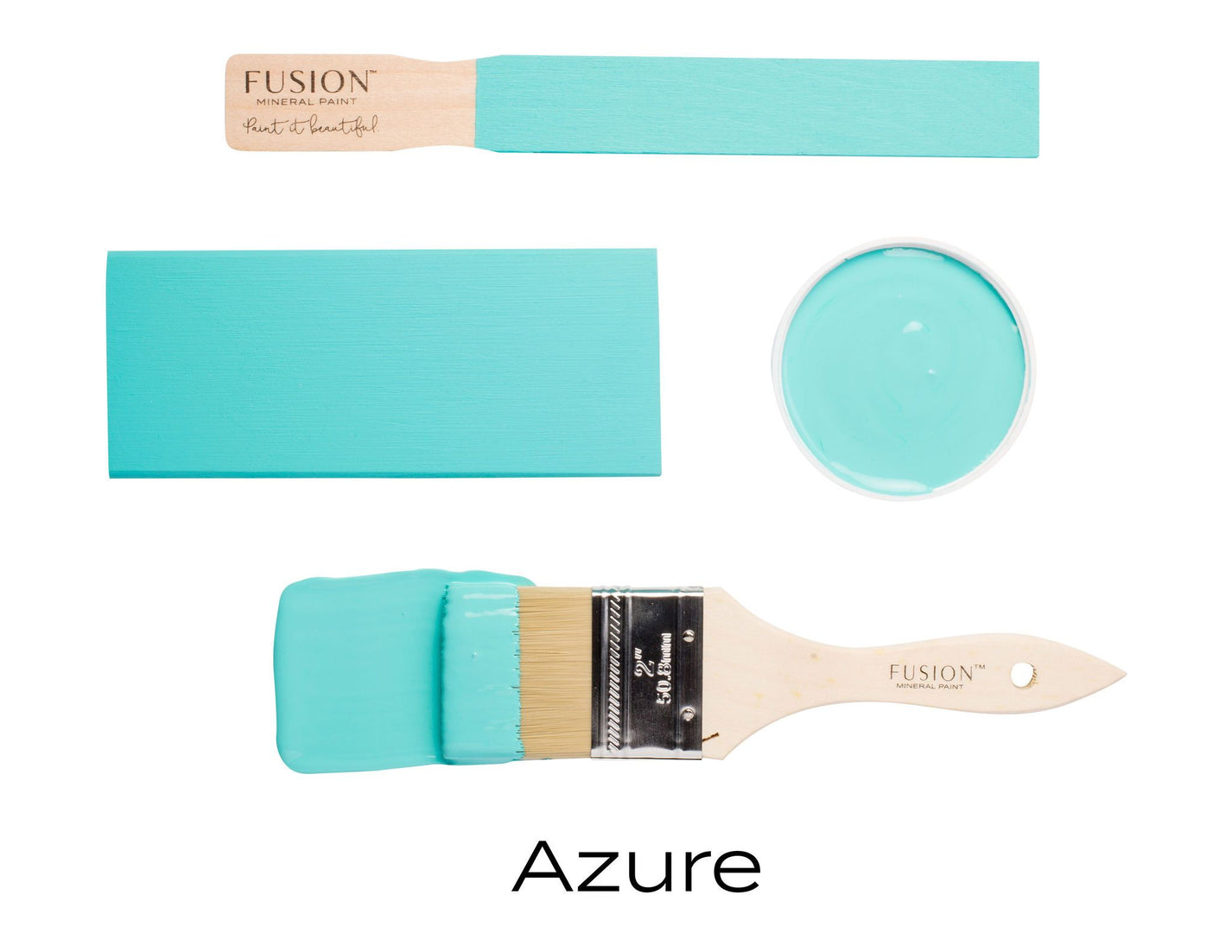 AZURE - Fusion Mineral Paint - 37ml, 500ml – Baillea's Interiors